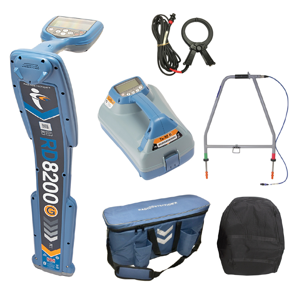 RD8200G Cable and Pipe Locator and Transmitter Kit | Zedflo Australia
